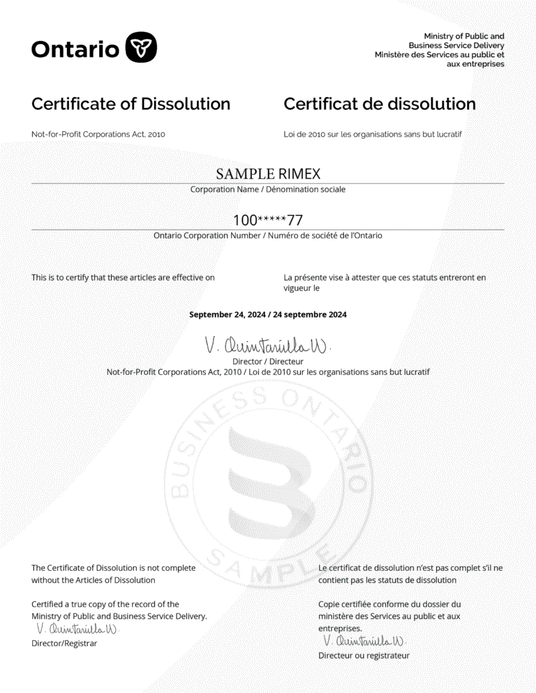 Sample Documents - Business Ontario