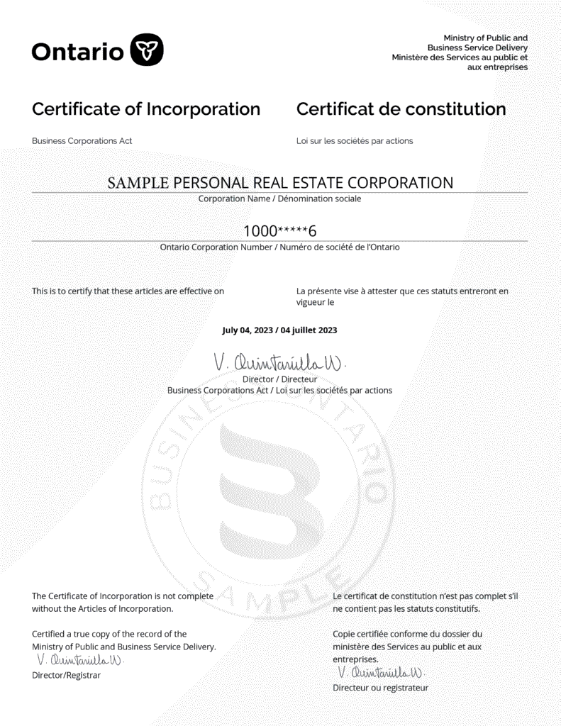 Sample Documents - Business Ontario